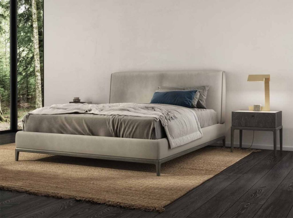 Hemrik Upholstered Bed | Bedroom Set by Huppe - MIG Furniture