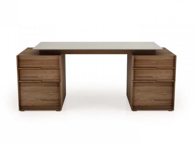 SWAN Desk 02 by HUPPE | Glass Top - MIG Furniture