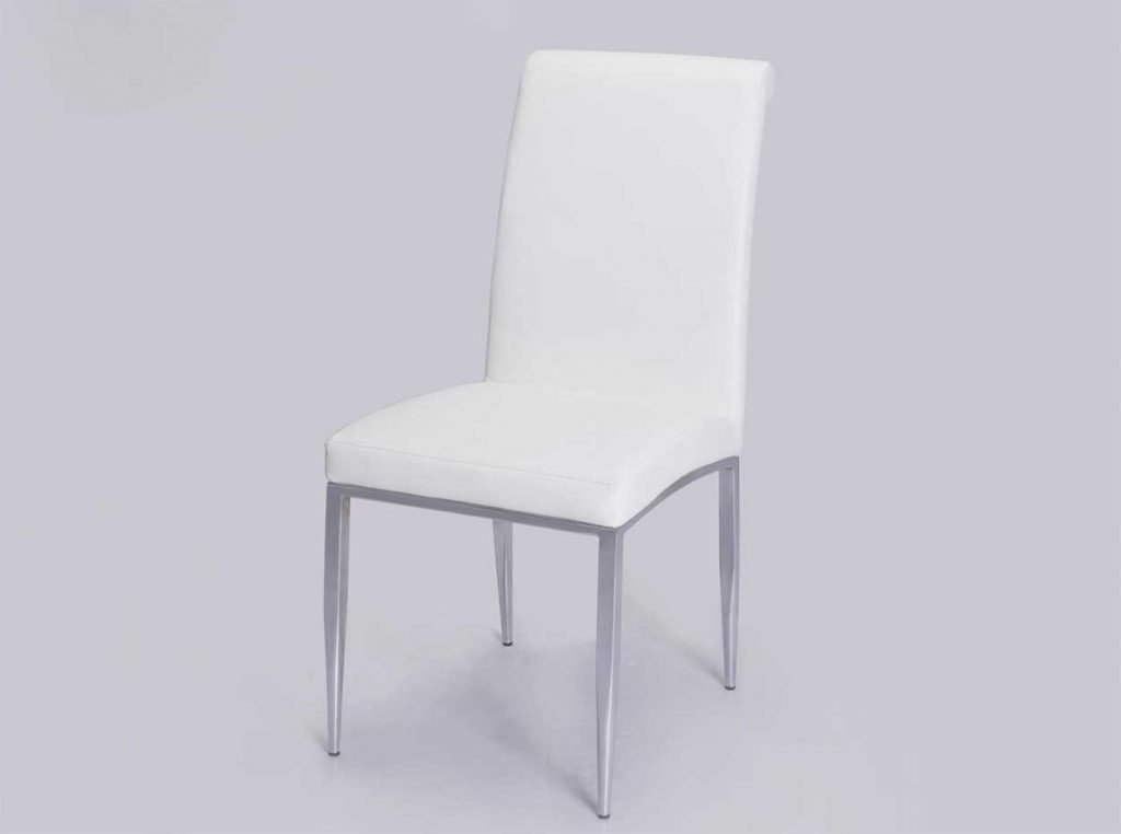 Modern Side Chair Alexis by Chintaly Imports | White - MIG Furniture