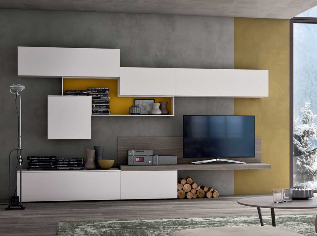 Italian Wall Unit Seta 1577 by Maronese - MIG Furniture