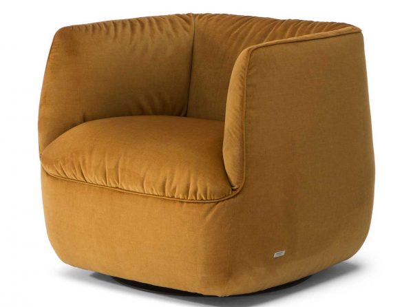 Natuzzi Editions Wally C195 Swivel Armchair - MIG Furniture
