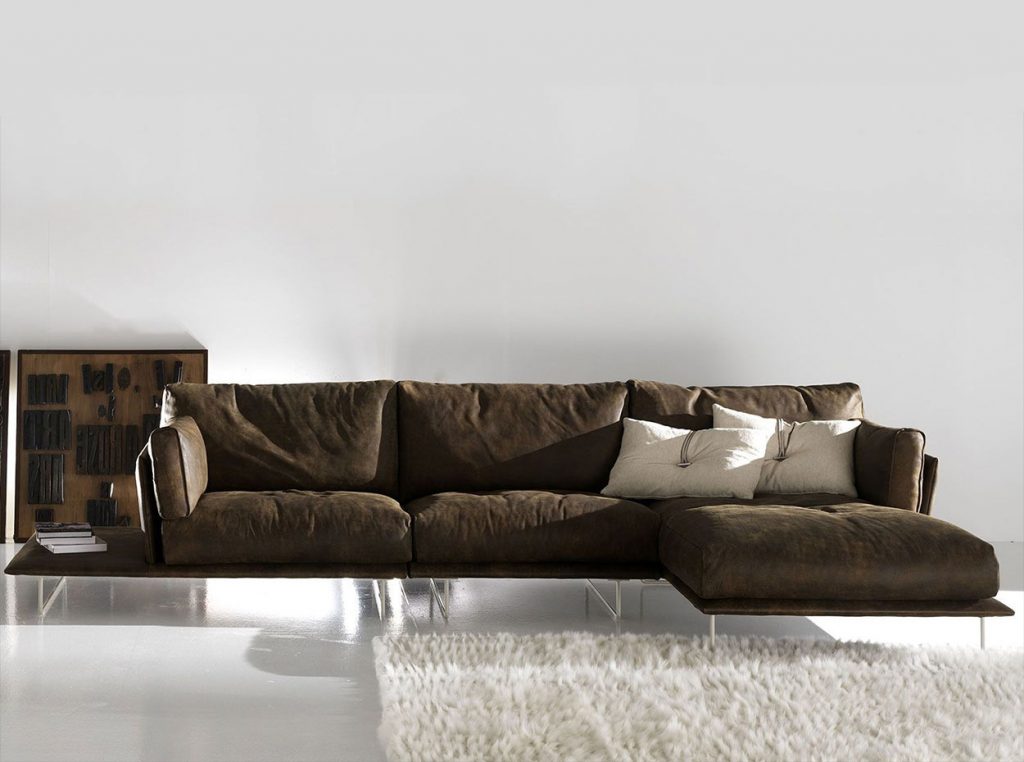 Vessel Sectional Sofa by Gamma Arredamenti | Chaise - MIG Furniture