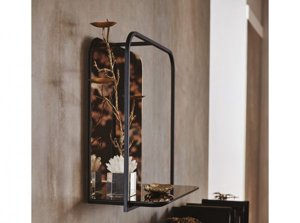 Tresor Modern Mirrored Bookcase Shelf by Cattelan Italia - MIG Furniture