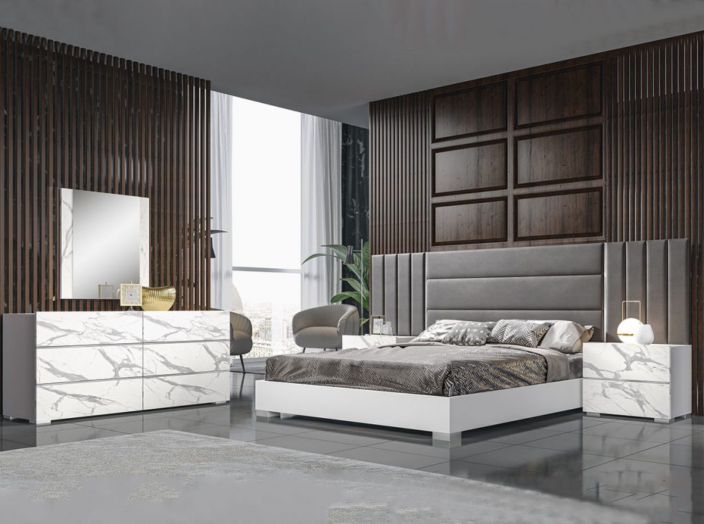 Nina Modern Bedroom set by J&M Furniture - MIG Furniture