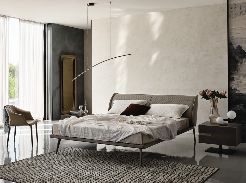 Ayrton Contemporary Floating Bed by Cattelan Italia - MIG Furniture