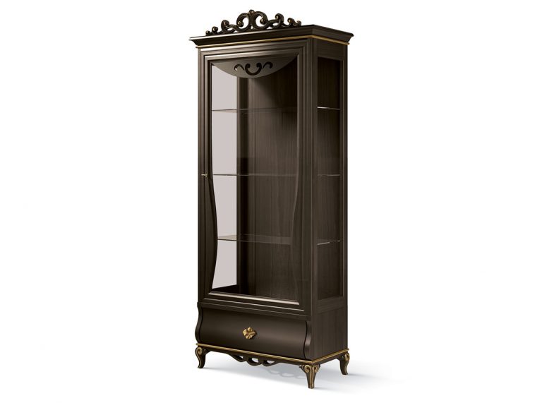 Glass Curio Cabinet 5217 by Carpanese Home, Italy - MIG Furniture