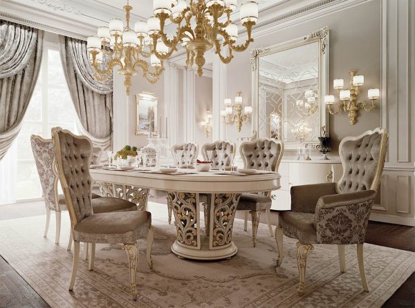 Italian Oval Dining Table 6013 by Carpanese Home - MIG Furniture