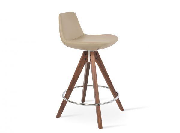 Pera Pyramid Swivel Counter & Bar Stool by SohoConcept - MIG Furniture