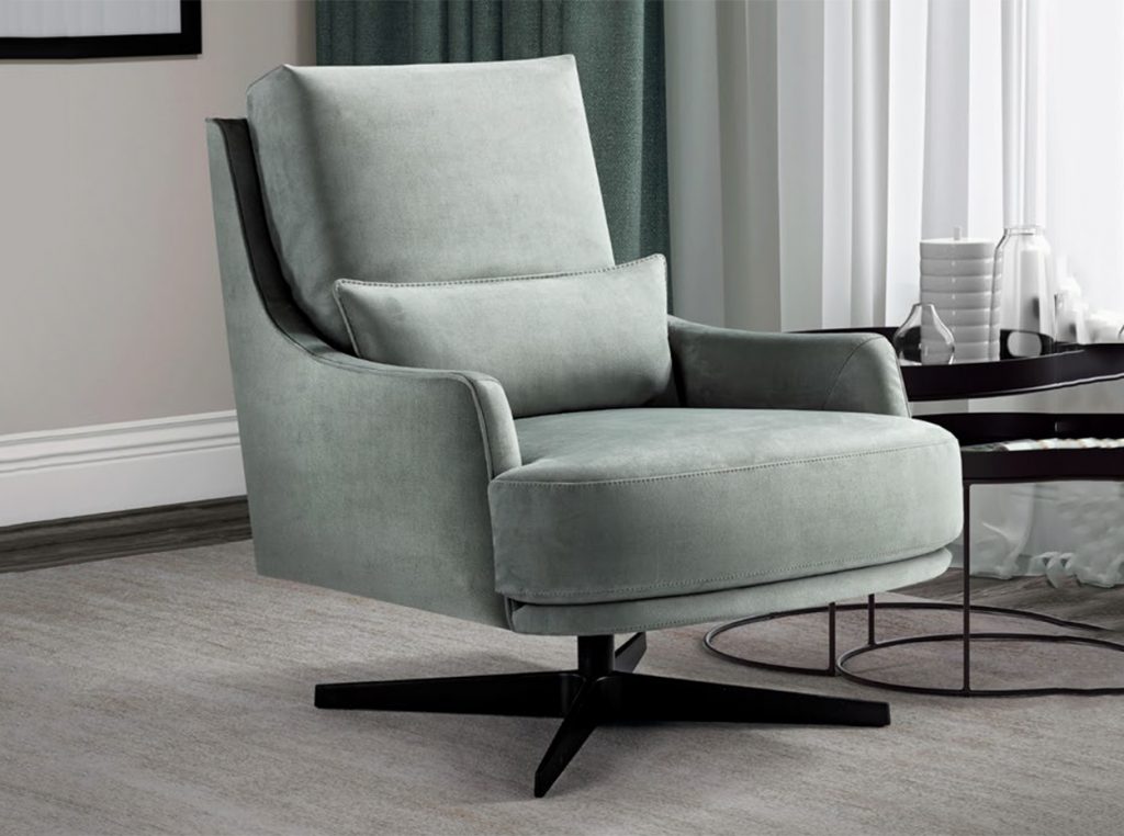 Filicudi Swivel Armchair by Franco Ferri - MIG Furniture