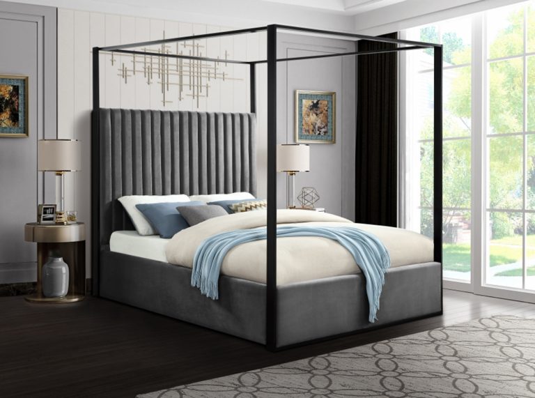 Jax Velvet Bed by Meridian - MIG Furniture