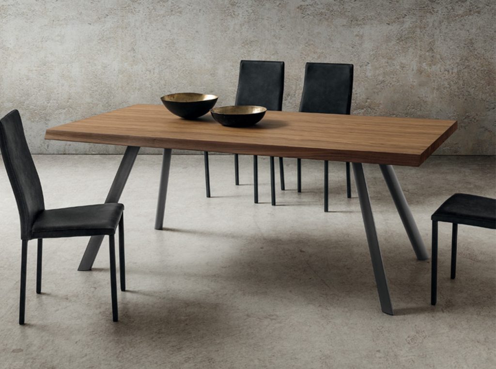 Nicola Italian Debarked Dining Table by La Primavera - MIG Furniture